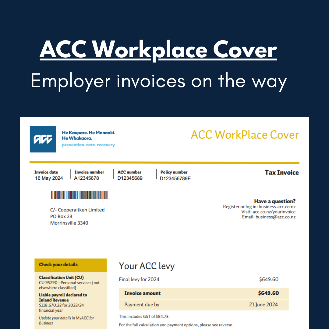 Let's talk ACC Employer Invoices - CooperAitken | Chartered Accountants ...